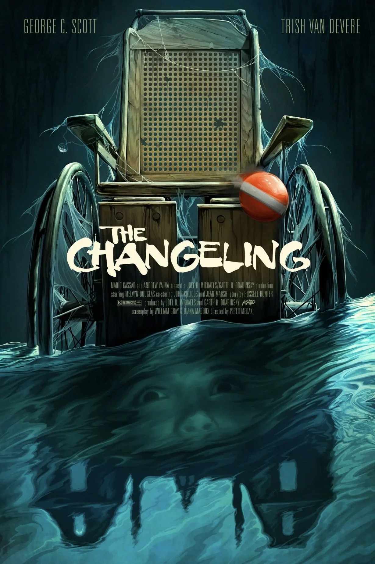 Cool Poster Art For The Classic Horror Film THE CHANGELING Created by Artist David Seidman ...